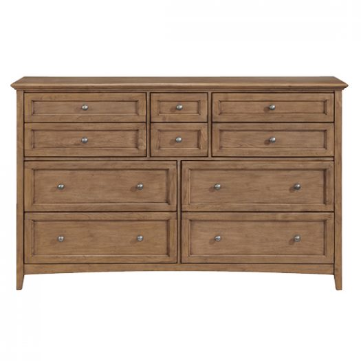 1183 McKenzie 75″W Master Dresser – Whittier Wood Furniture