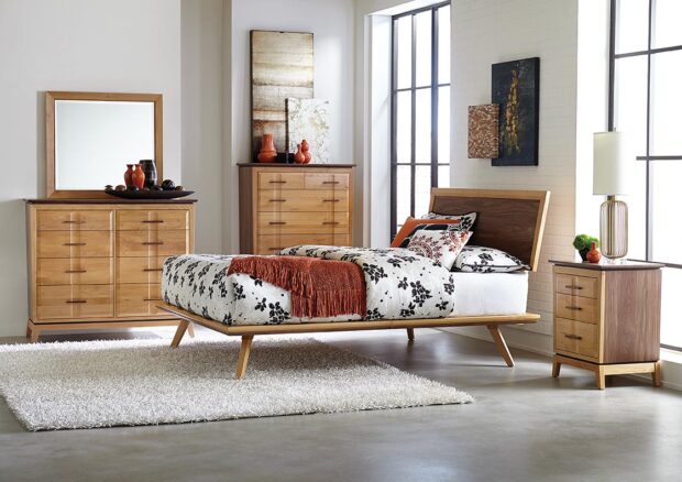 3800DUET Addison Queen Adjustable Headboard Platform Bed – Whittier ...